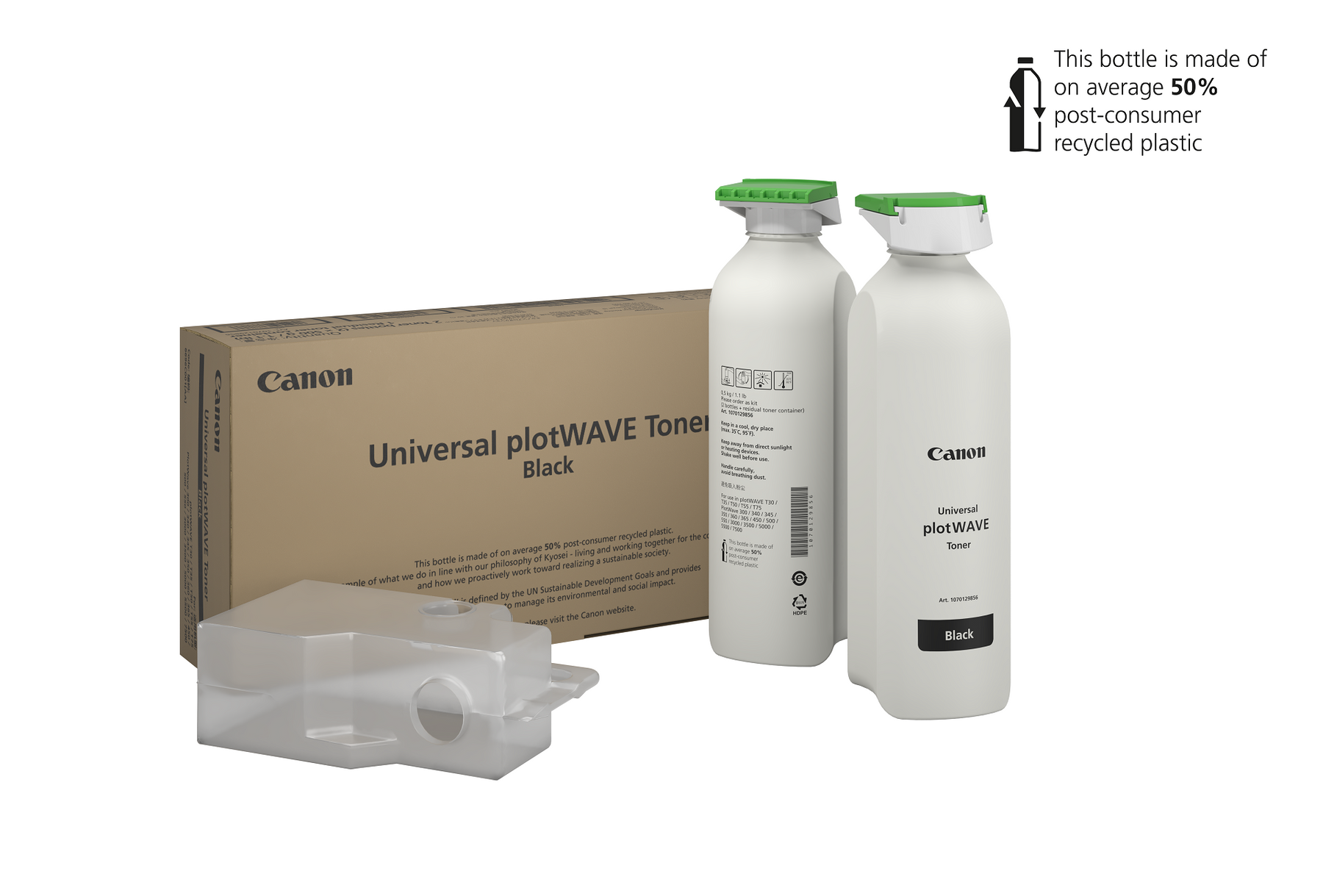 Canon Genuine OEM plotWAVE Universal Toner Kit 2x500GR 6696C001AA – A/E ...